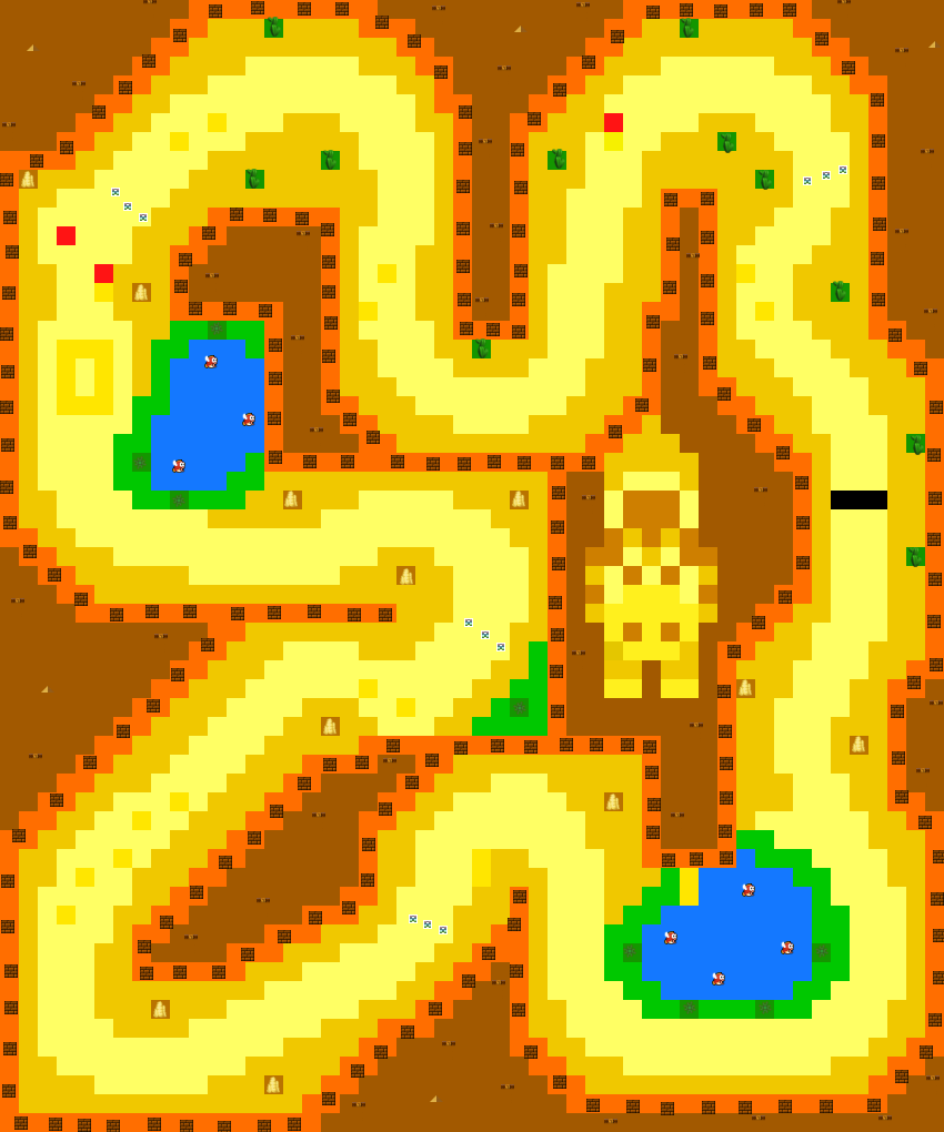 Yoshi Desert - Mario Kart PC