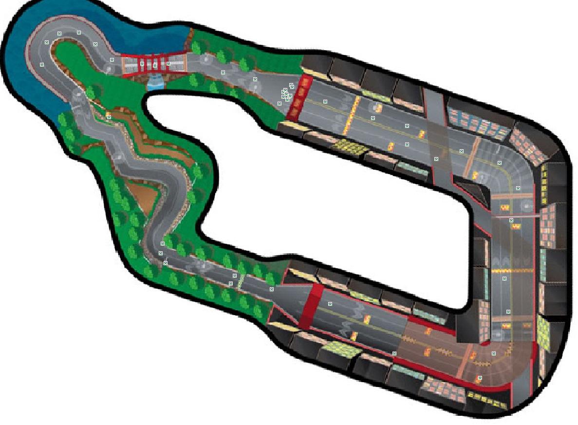 Wii Moonview Highway - Mario Kart PC