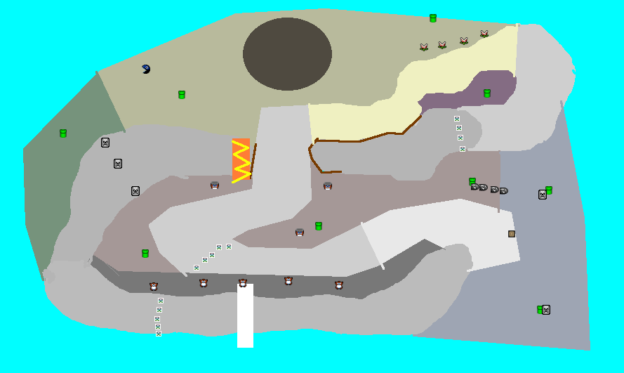 Rock Candy Cliff - Mario Kart PC