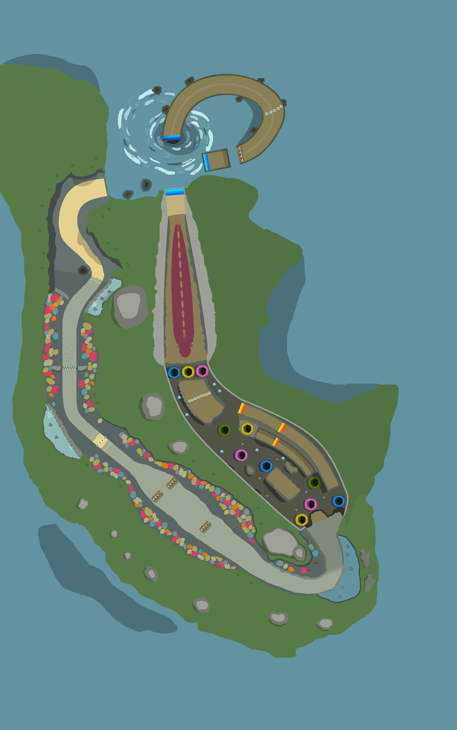 Dolphin Shoals - Mario Kart PC