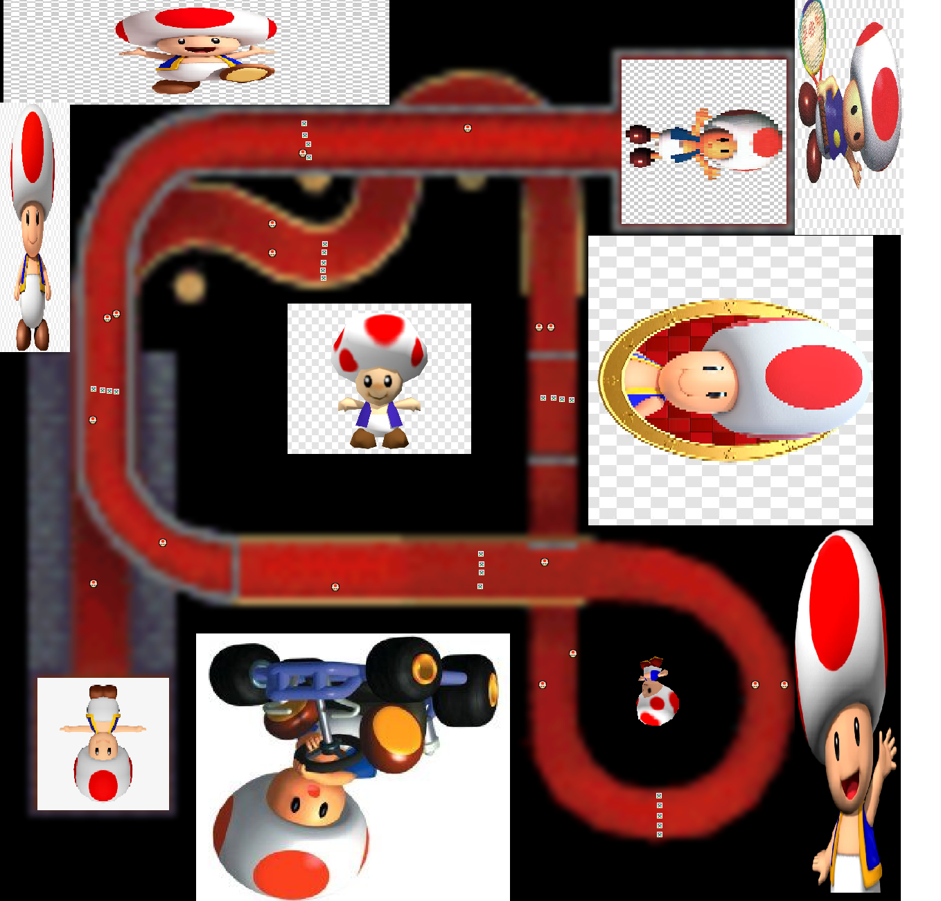 SM64 DS Princess Peach's Secret Slide But BUP - Mario Kart PC