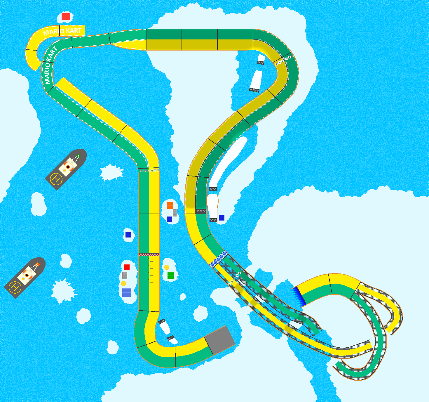 Ice Ice Outpost - Mario Kart PC