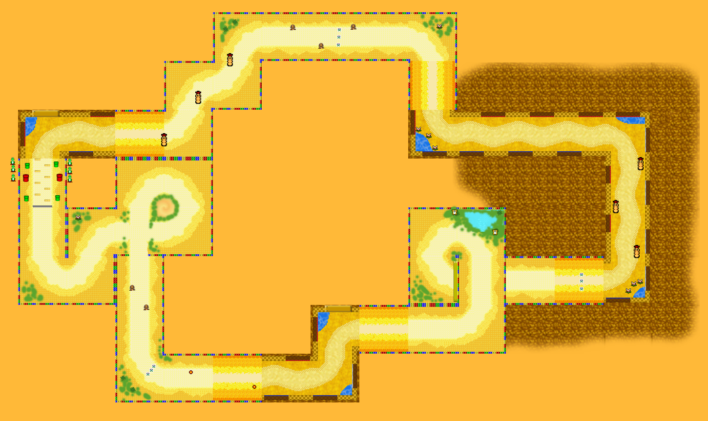 Perilous Pyramid Desert - Mario Kart PC