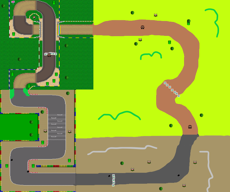 My Custom mario circuit - Mario Kart PC