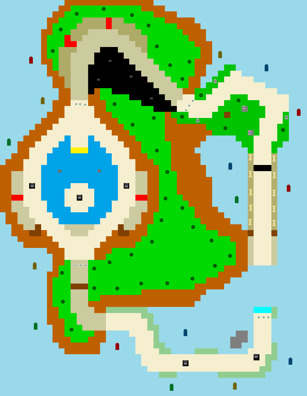 Thwomp Ruins - Mario Kart PC