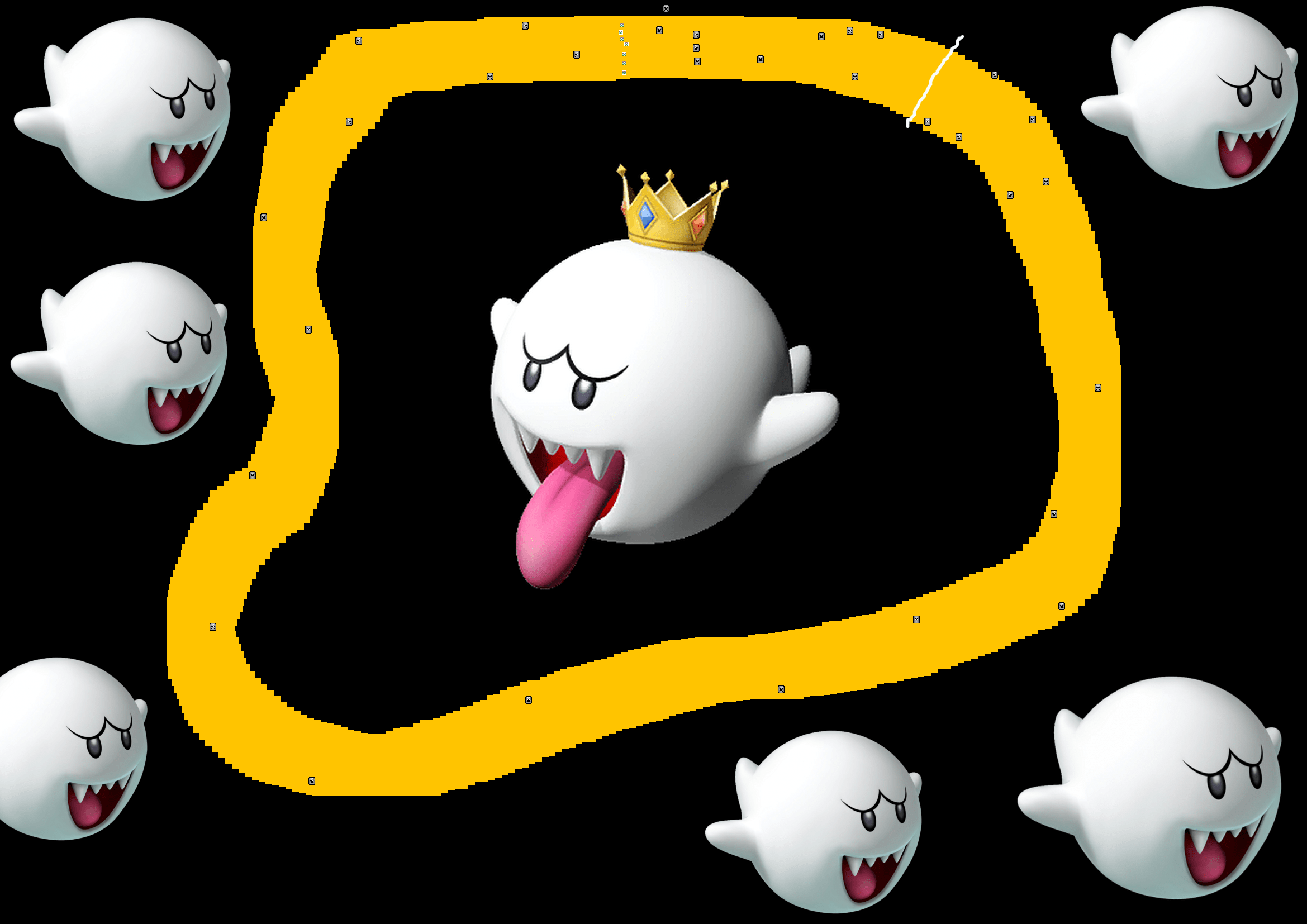 royaume boo - Mario Kart PC