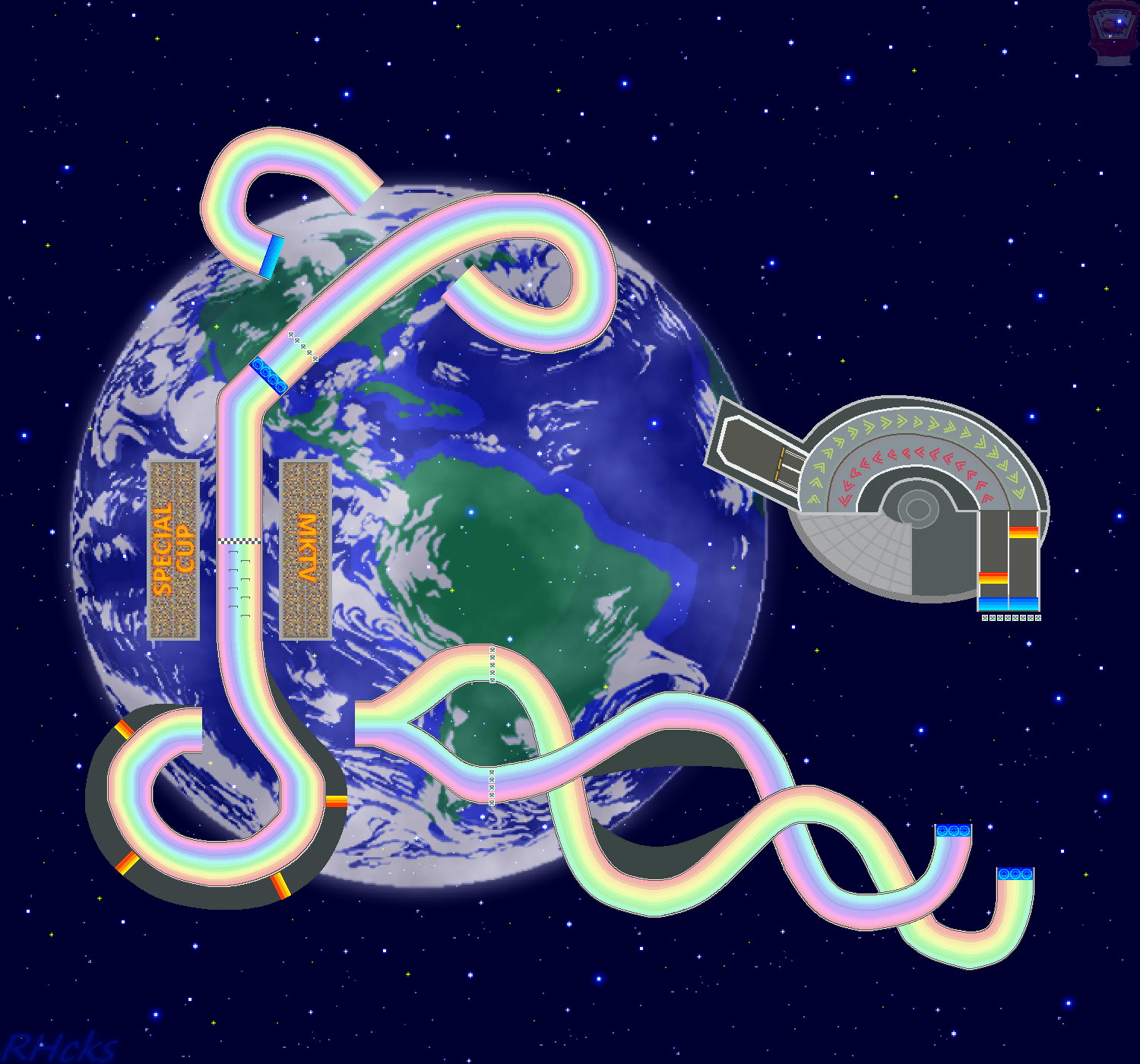 Rainbow Road (Outdated) - Mario Kart PC