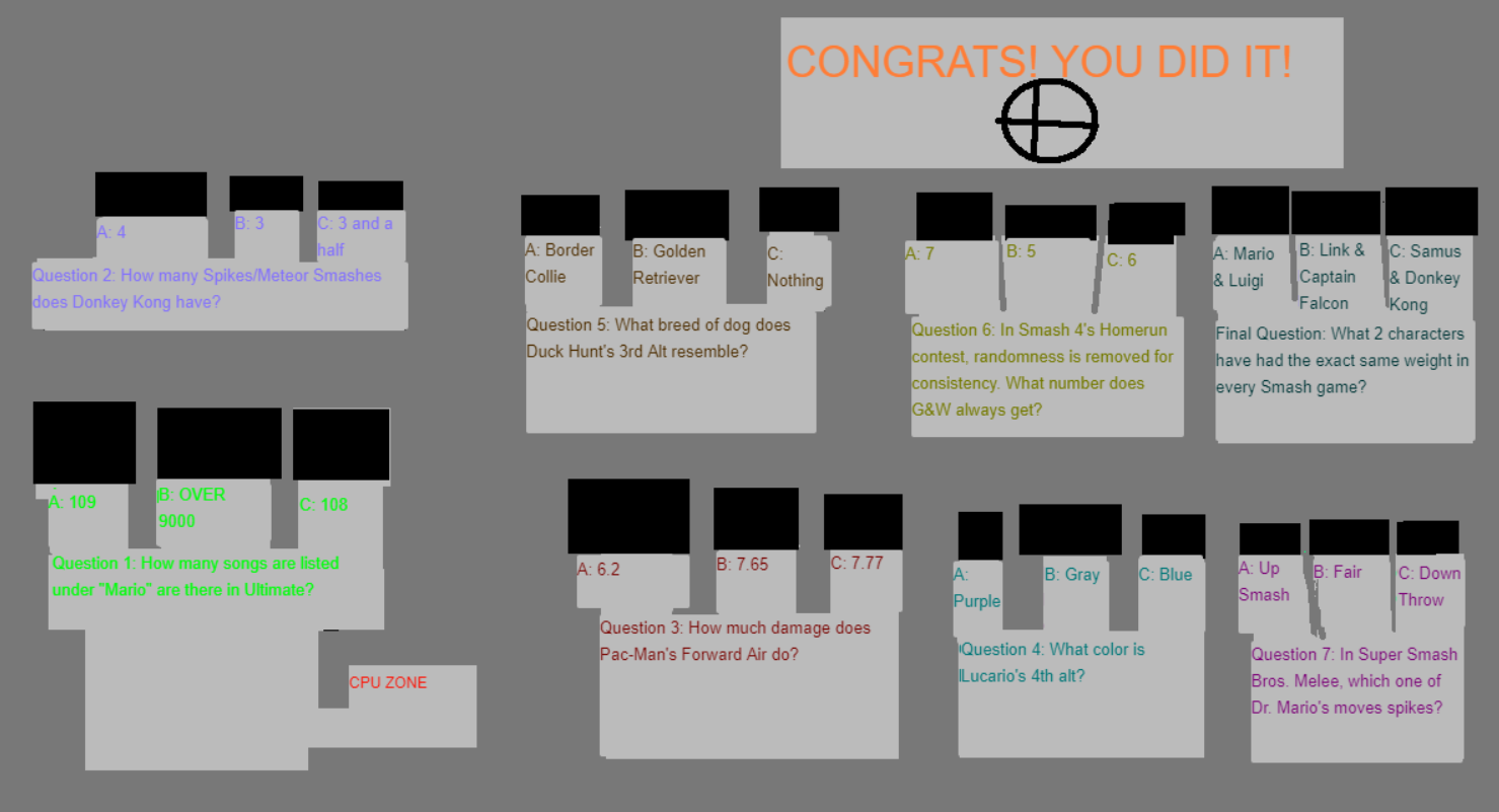 The 3,000,000 IQ Smash Bros. Quiz - Mario Kart PC