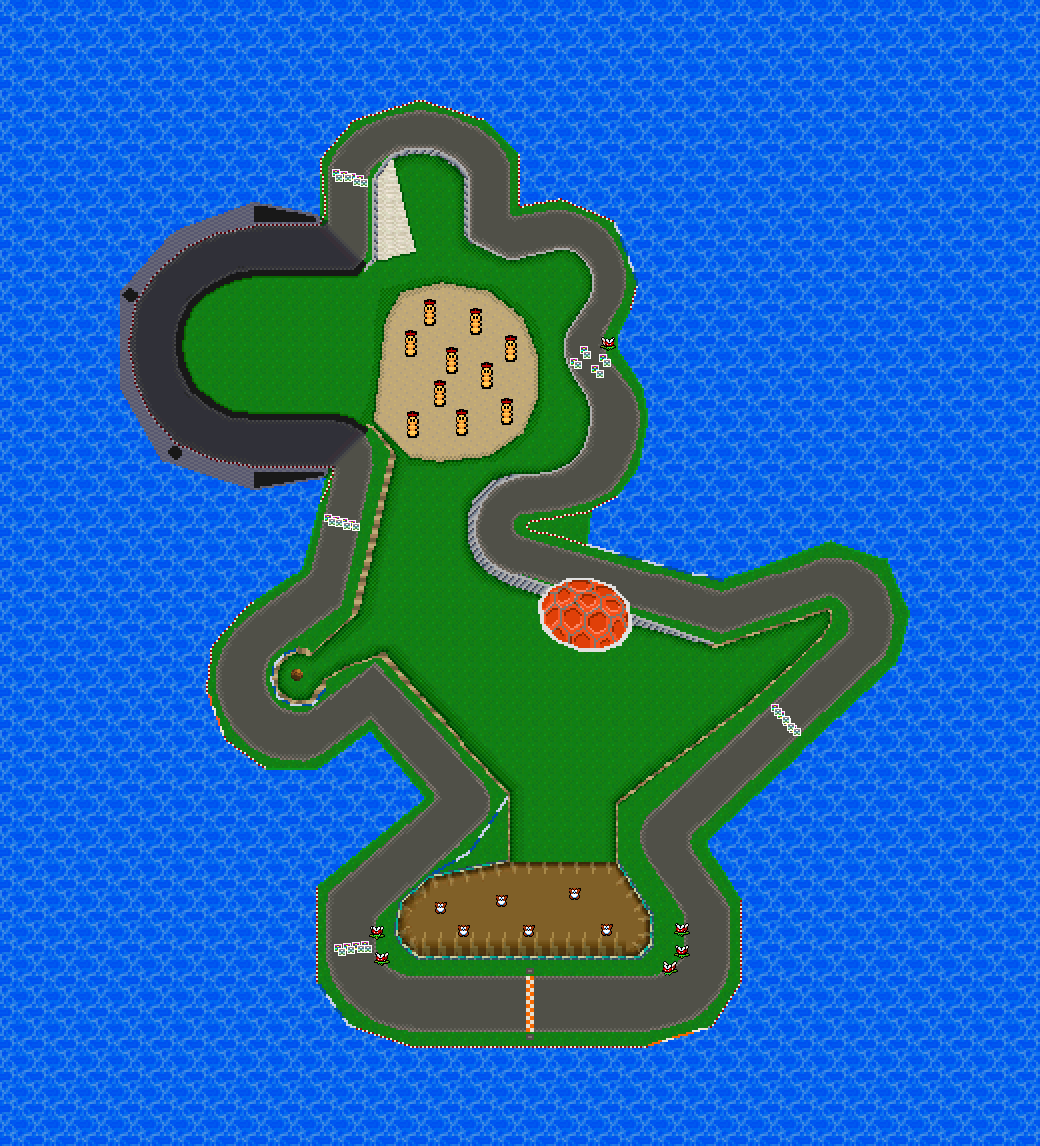 Yoshi Circuit - Mario Kart PC