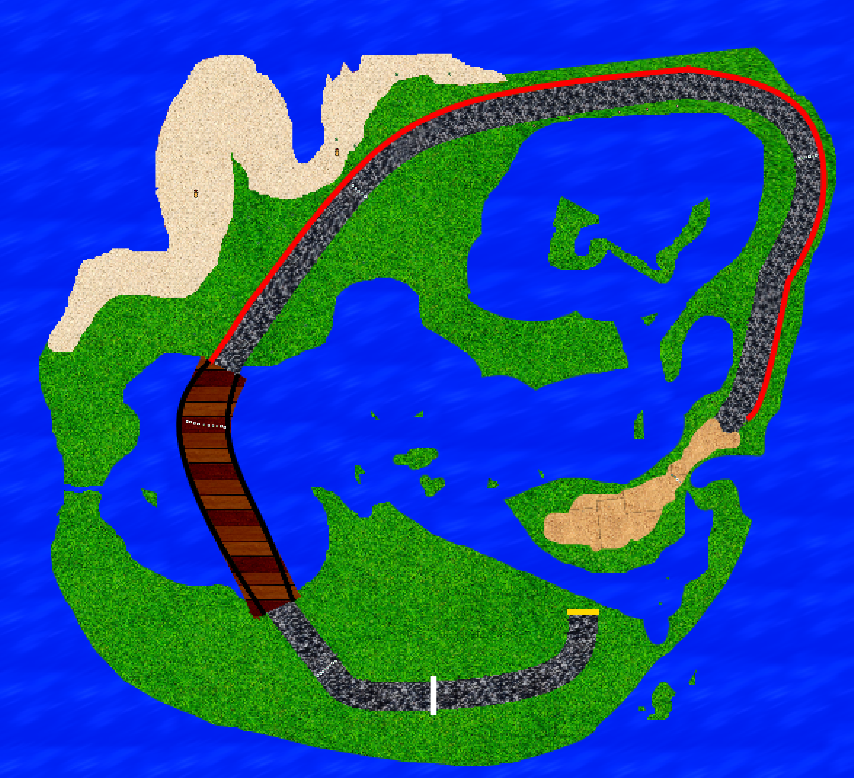 Archipelago Isles Raceway - Mario Kart PC