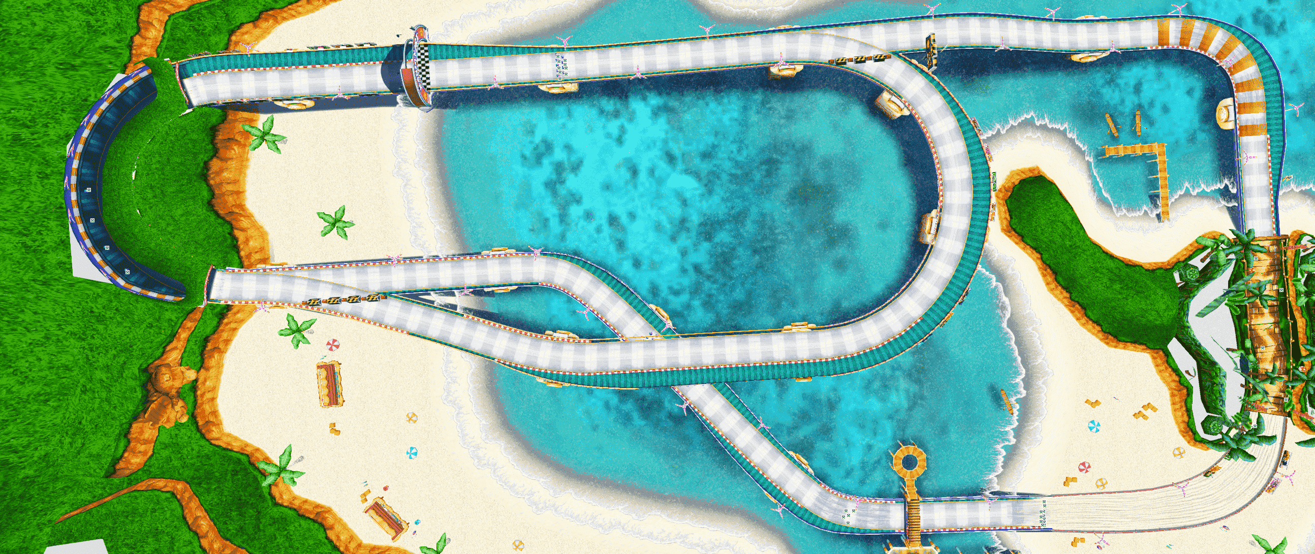 MKAGP Mario Beach - Mario Kart PC