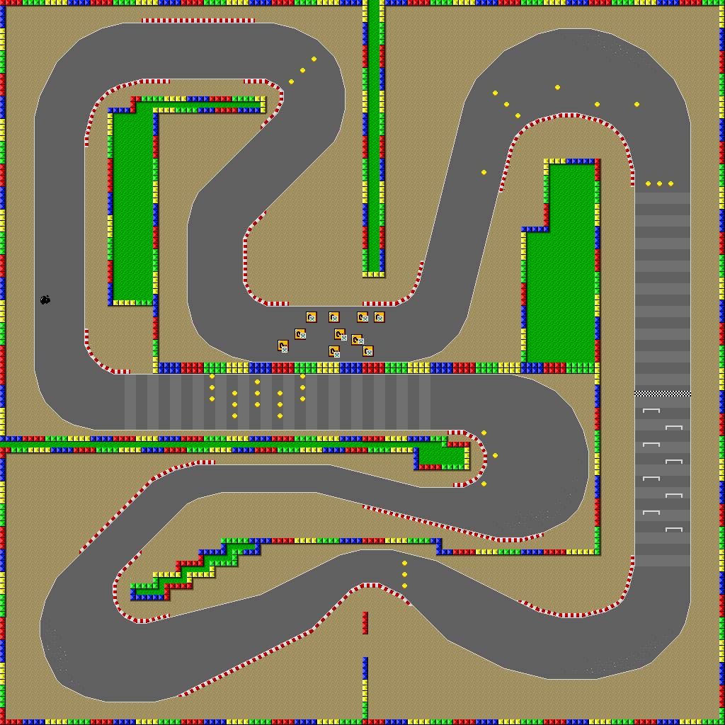 SNES Mario Circuit 4 - Mario Kart PC