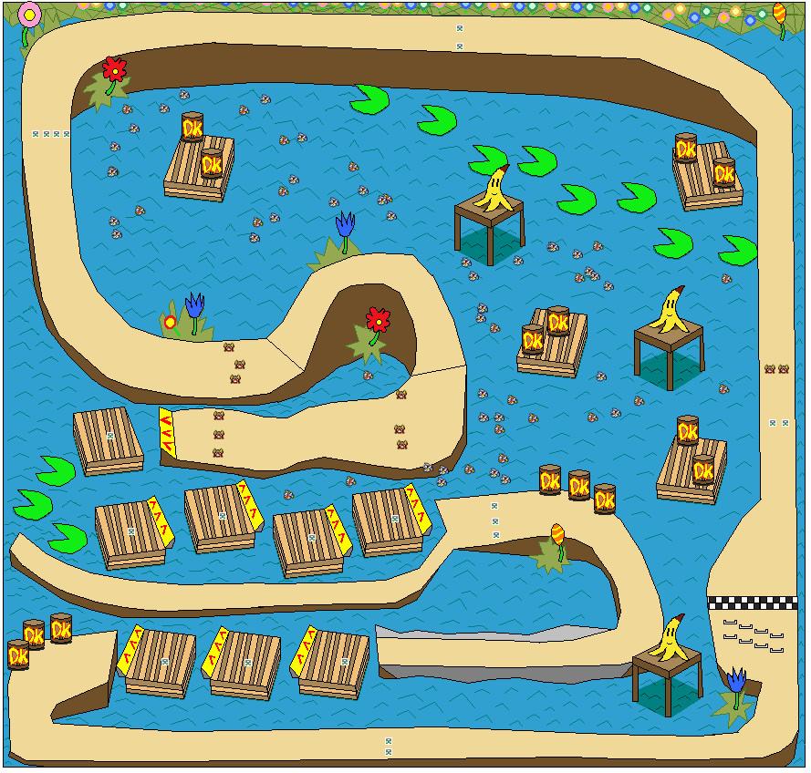 MKPC DK Docks - Mario Kart PC