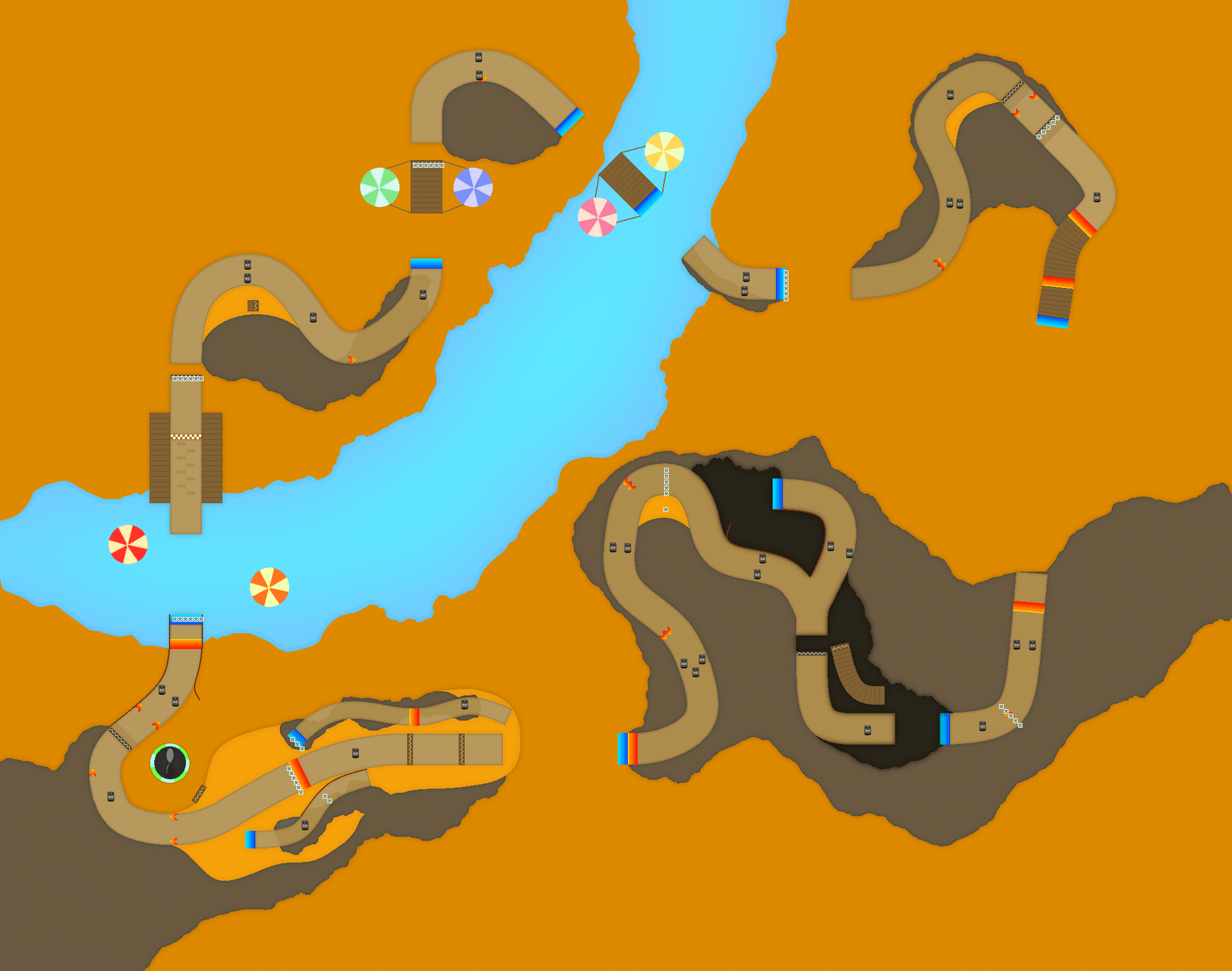 Cañón Roca Picuda - Mario Kart PC