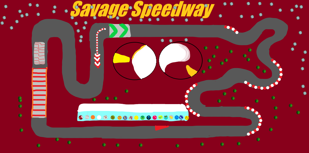 Savage Speedway- Marbula 1 Season 2 - Mario Kart PC