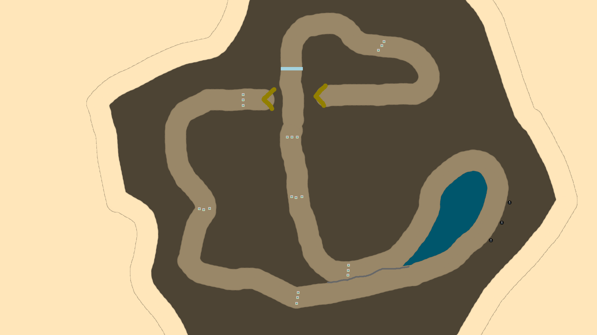 N64 Choco Mountain - Mario Kart PC