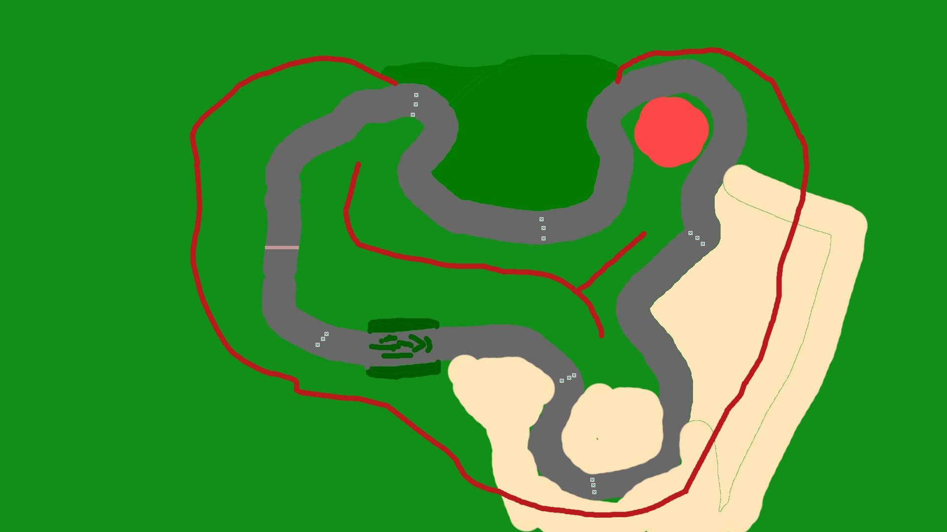 N64 Mario Raceway - Mario Kart PC