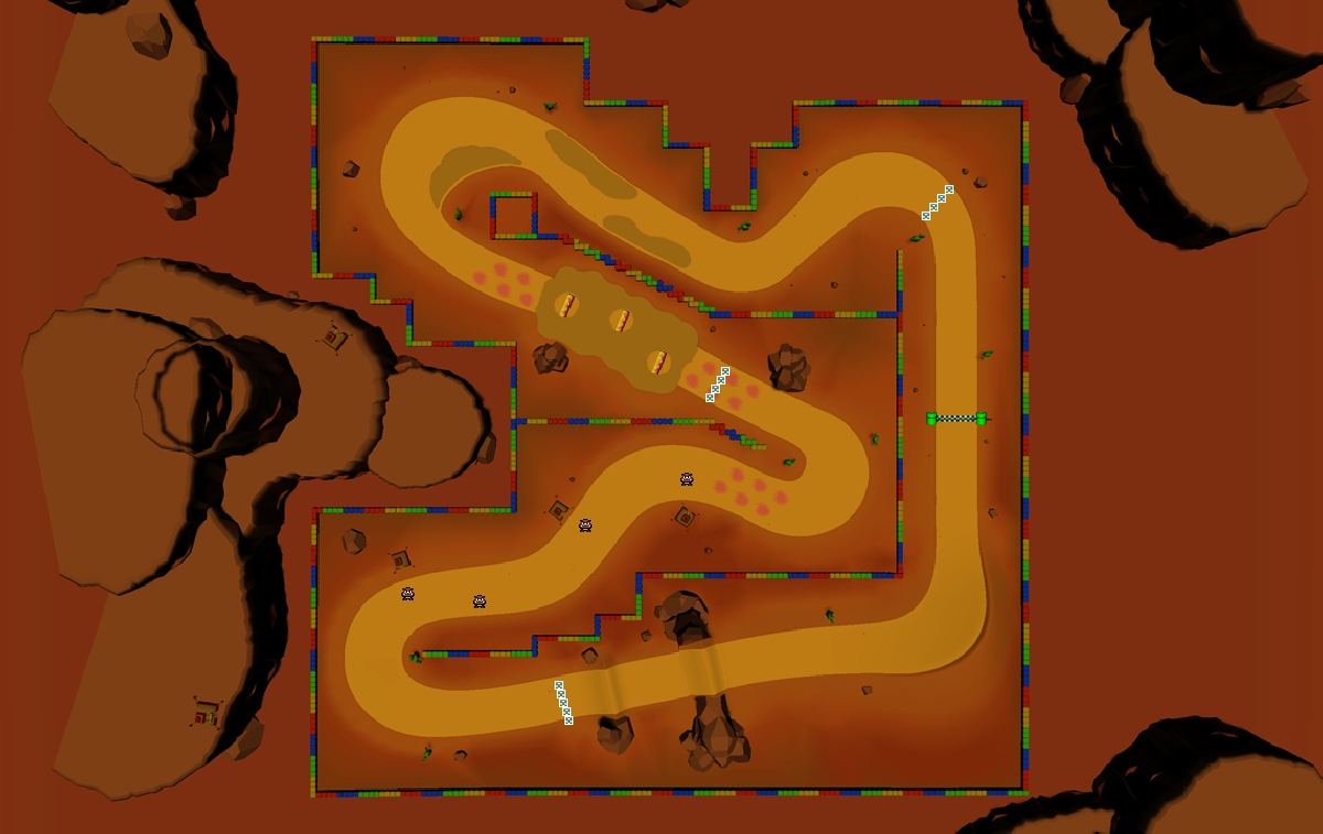 GBA Sunset Wilds (MKT remake) - Mario Kart PC