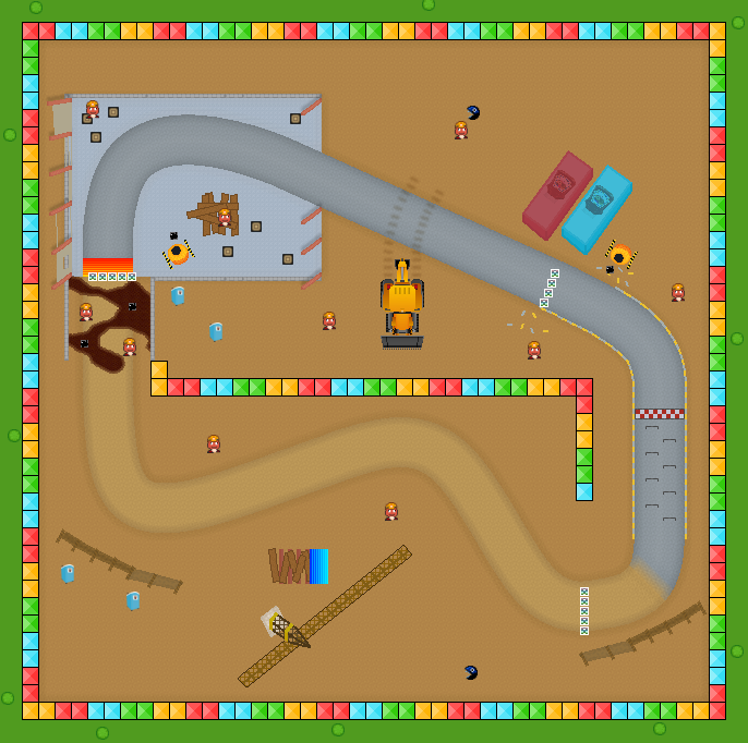 SNES - Mario Circuit 1 (Remake) - Mario Kart PC