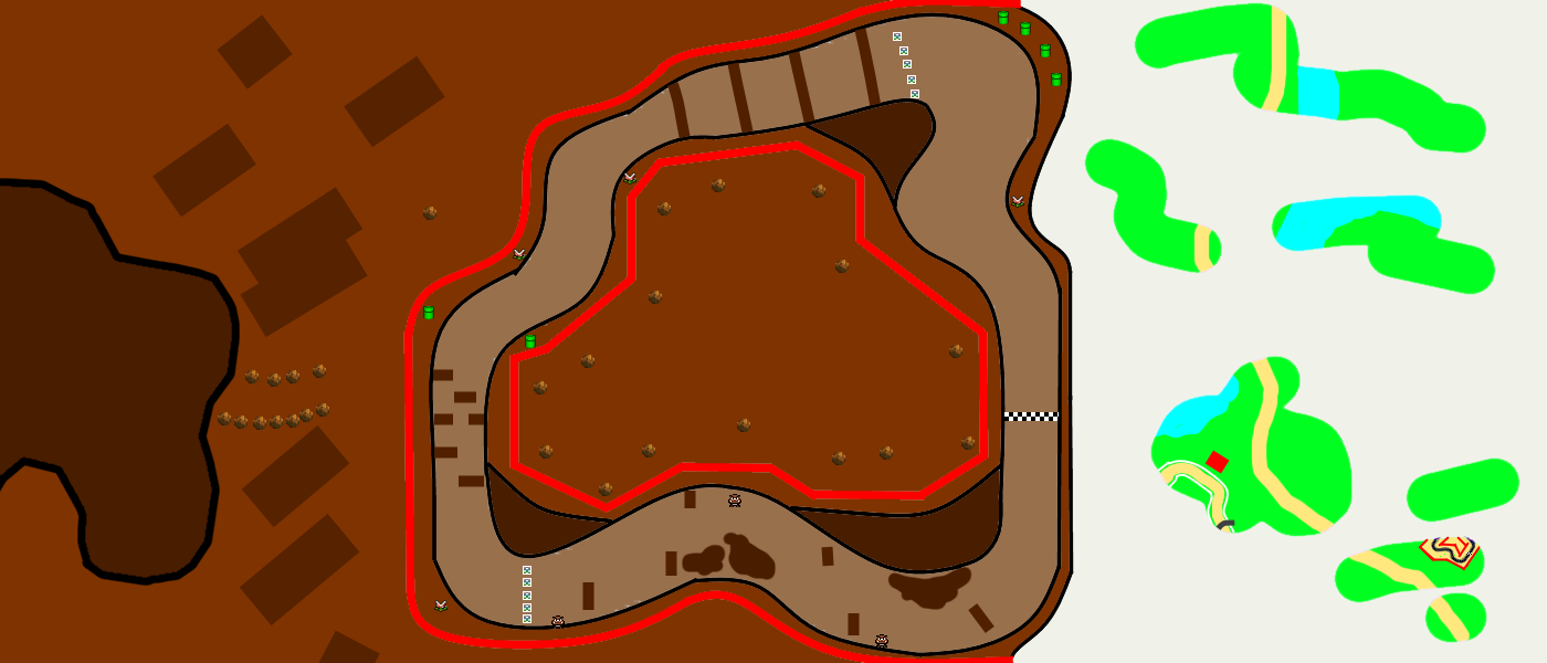 Choco Island 1 - Mario Kart PC
