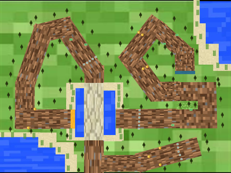 Minecraft circuit - Mario Kart PC