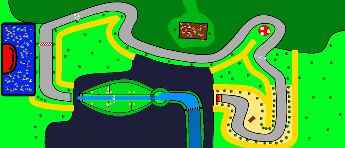 Mario Raceway - Mario Kart PC