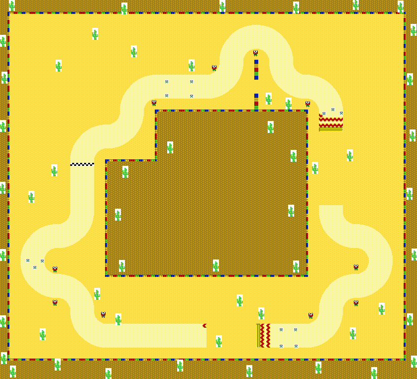 Yoshi Desert - Mario Kart PC