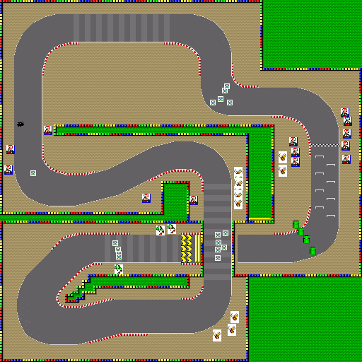 MKPC remake: SNES Mario Circuit 2 - Mario Kart PC