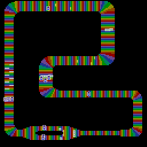 MKPC remake: SNES Rainbow Road - Mario Kart PC