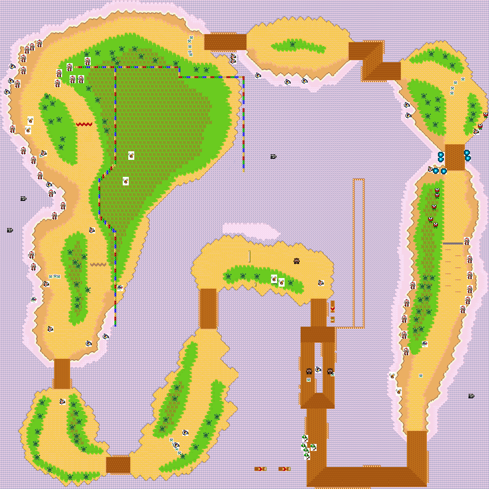 MKPC remake: GBA Cheep-Cheep Island - Mario Kart PC