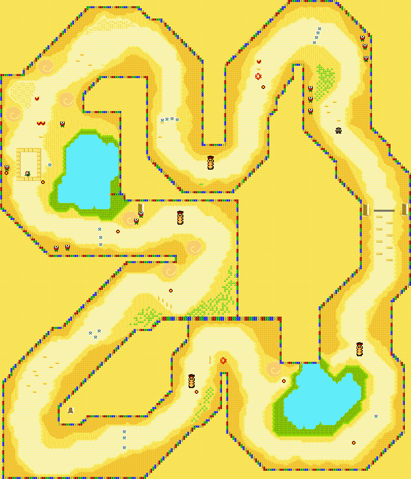 MKPC remake: GBA Yoshi Desert - Mario Kart PC