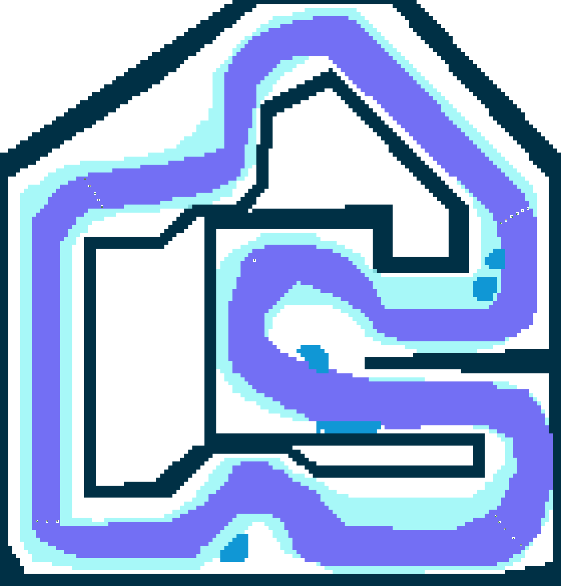 Snow Land Pixel Art - Mario Kart PC