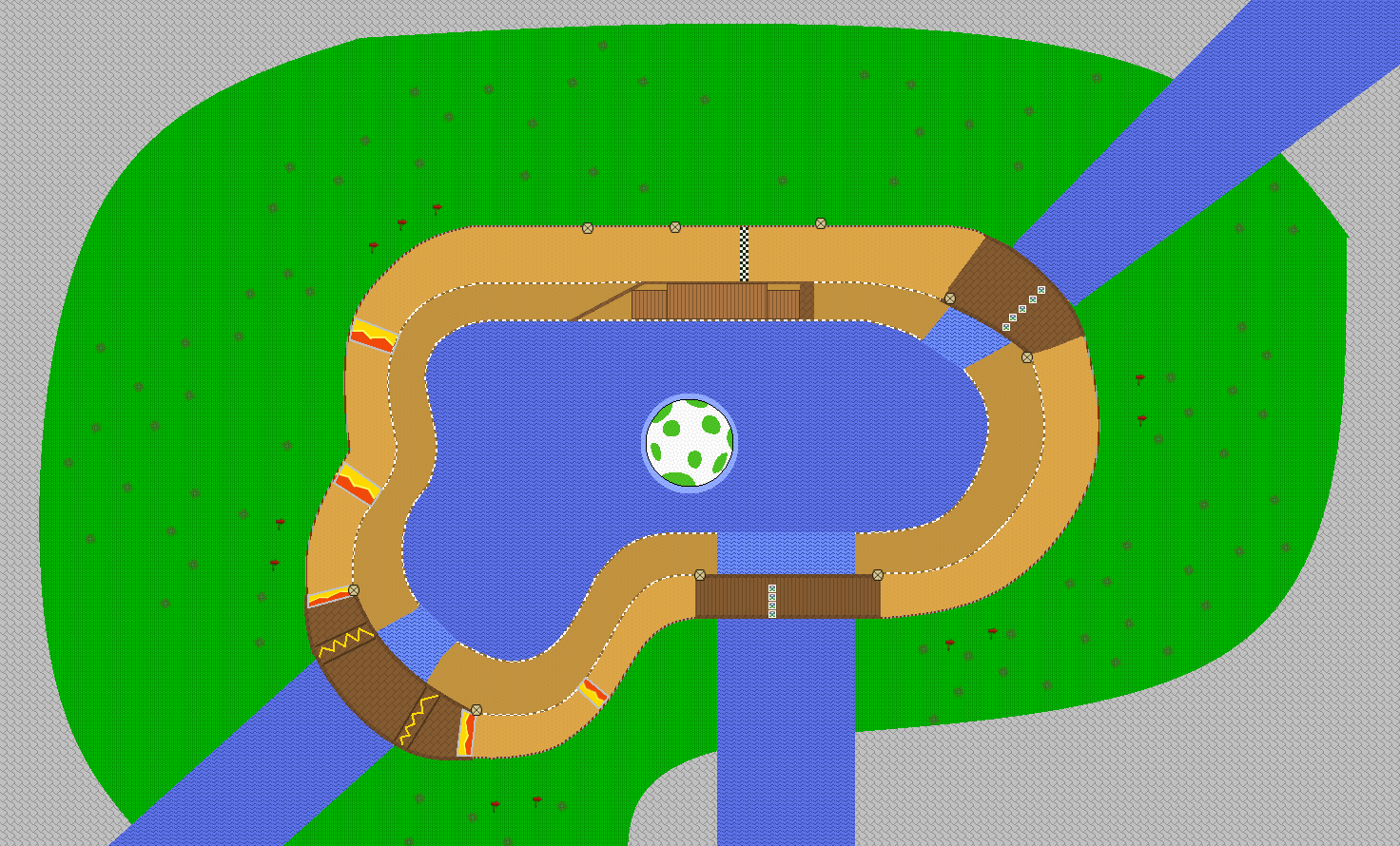 Yoshi Falls - Mario Kart PC