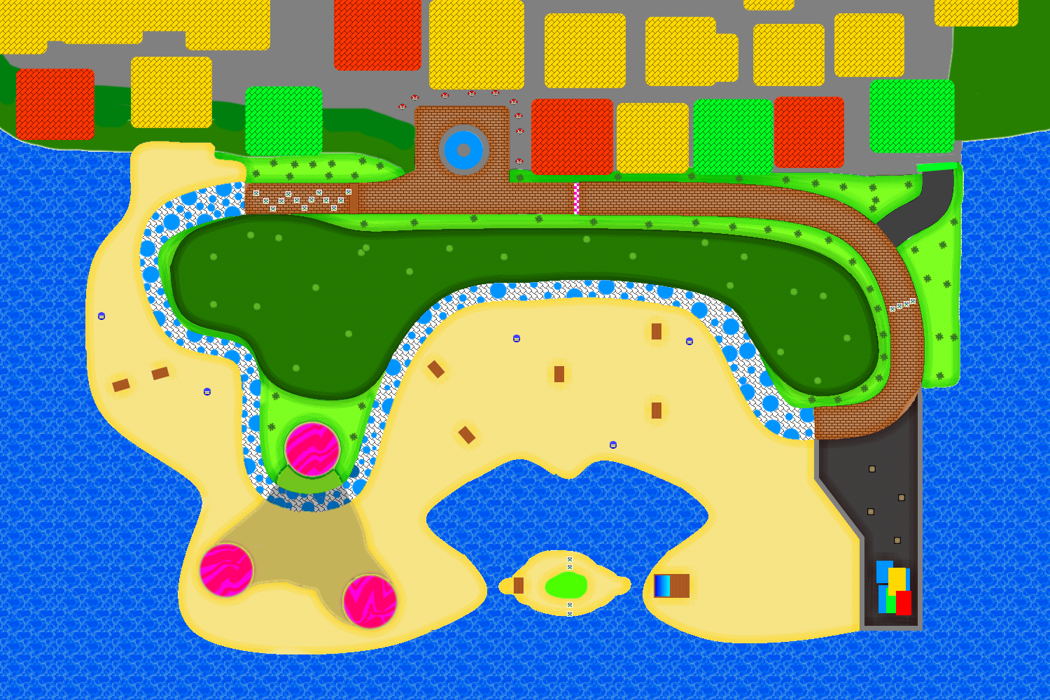 Peach Beach - Mario Kart PC