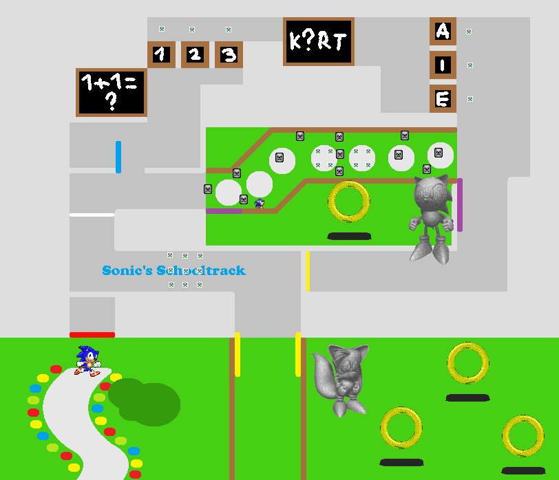 Sonic's Schooltrack - Mario Kart PC