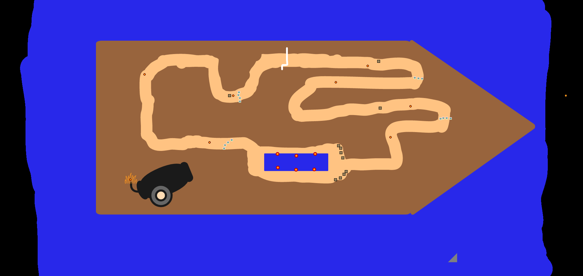 Bowser's Pirate Ship / Pirate Bateau de Bowser - Mario Kart PC