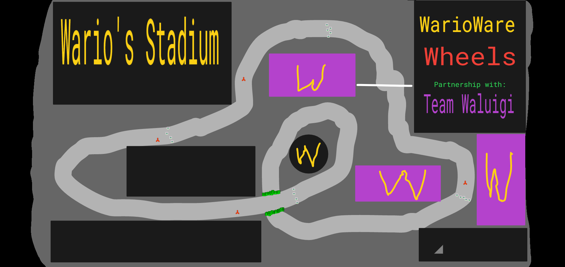 Wario's Stadium / Stade de Wario - Mario Kart PC