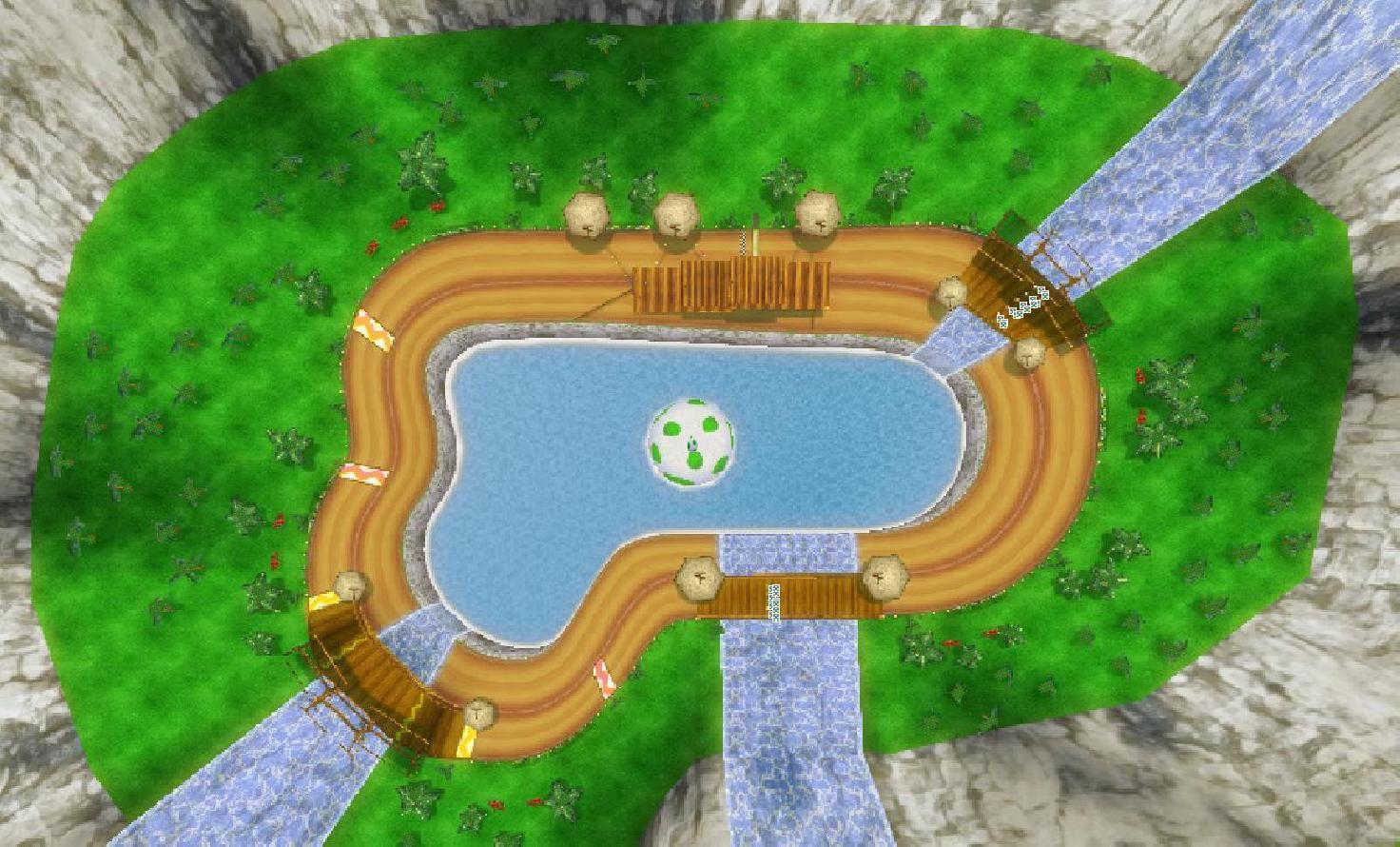 DS Yoshi Falls - Mario Kart PC