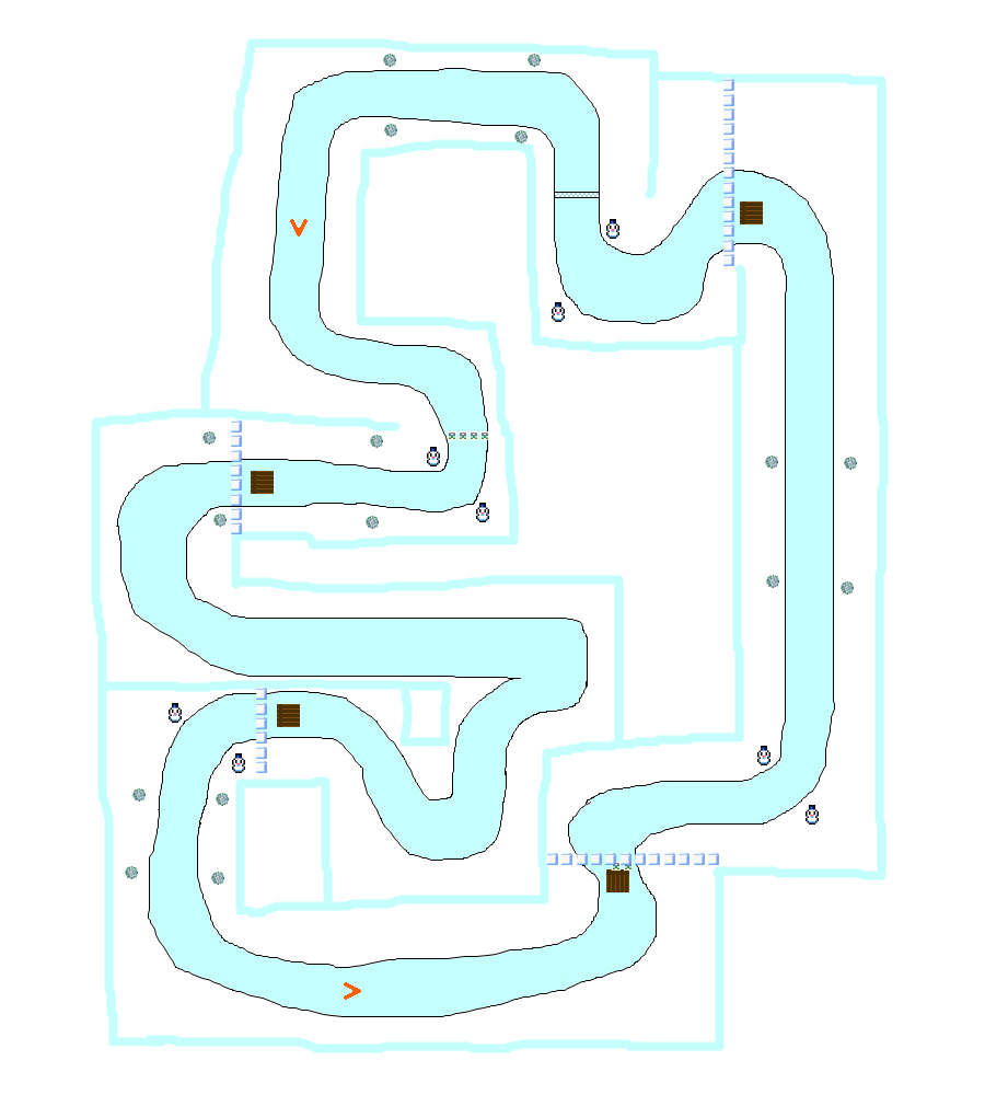 Pingu Circuit - Mario Kart PC