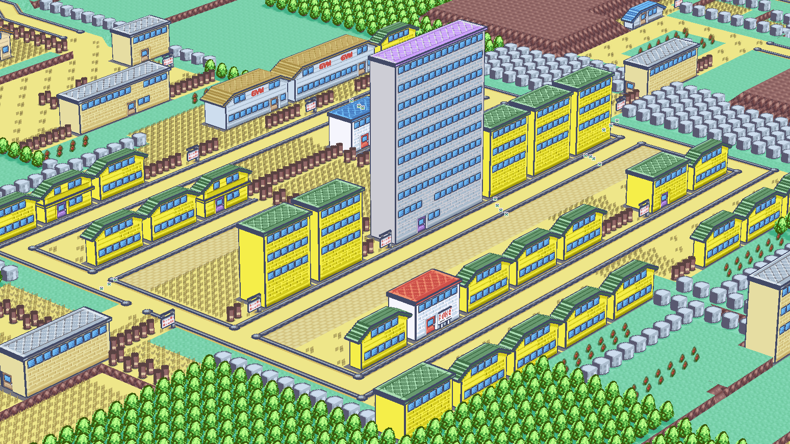 saffron city - Mario Kart PC