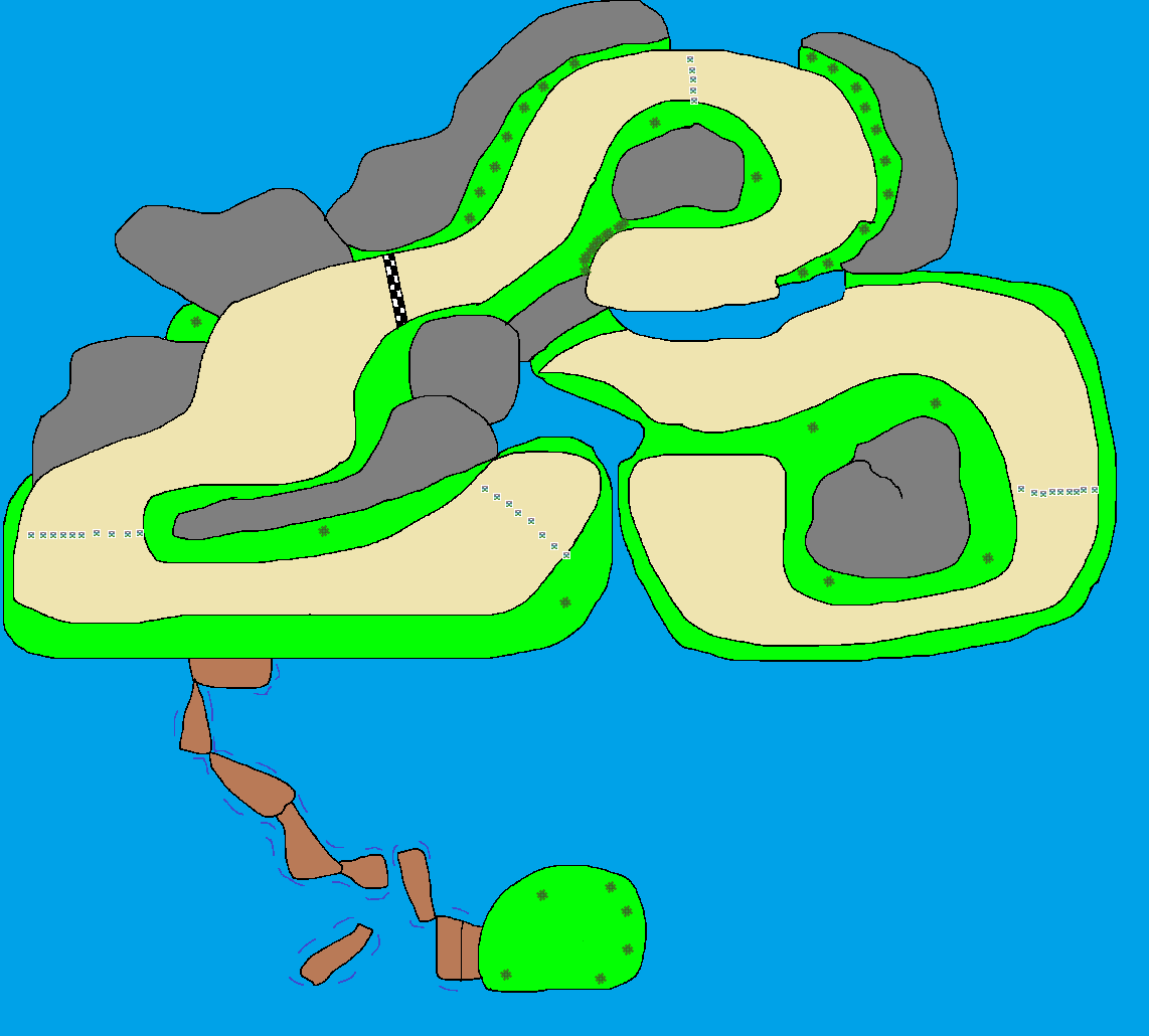 lime island - Mario Kart PC