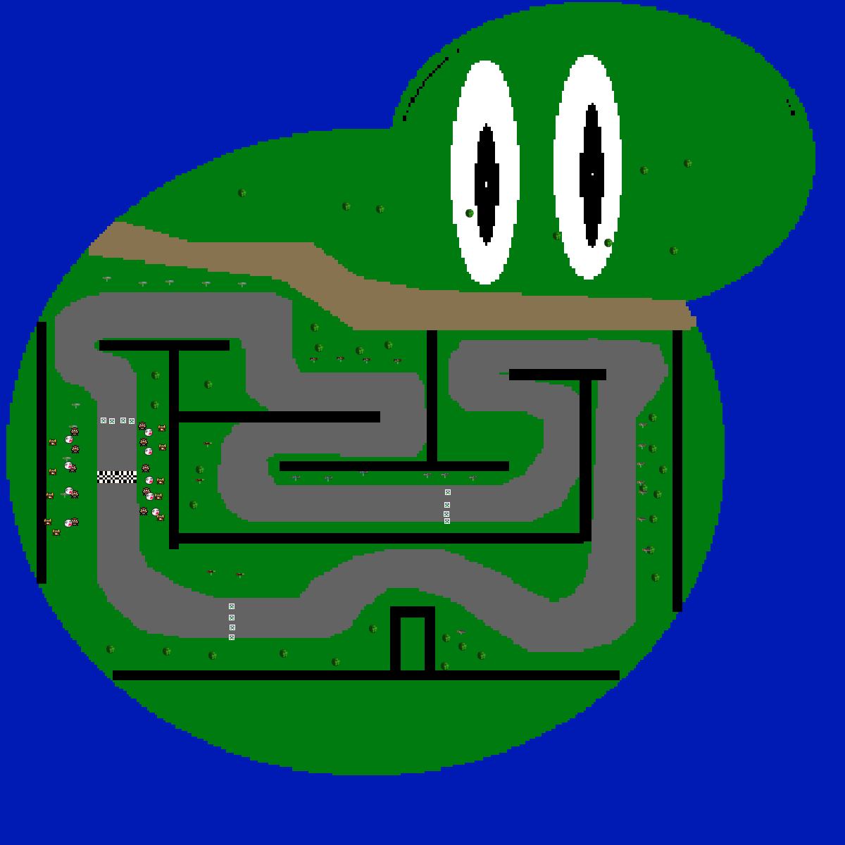 Yoshi Circuit - Mario Kart PC