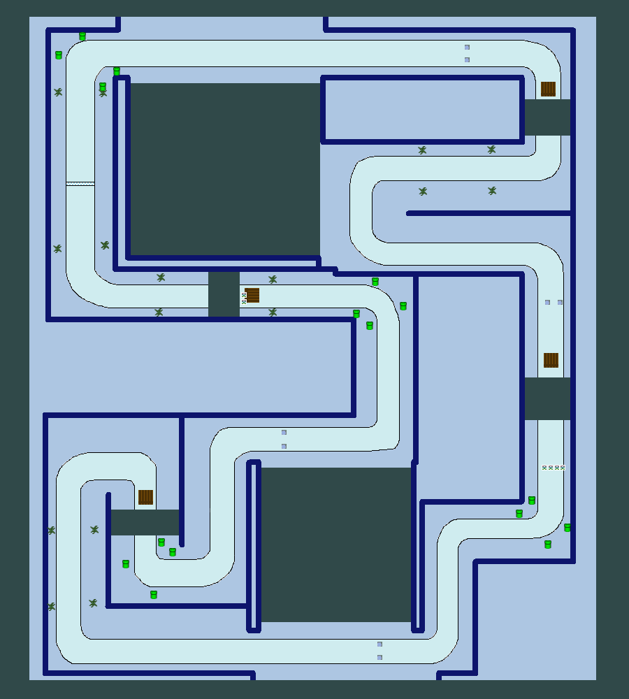 The Ice Cave Fortress - Mario Kart PC