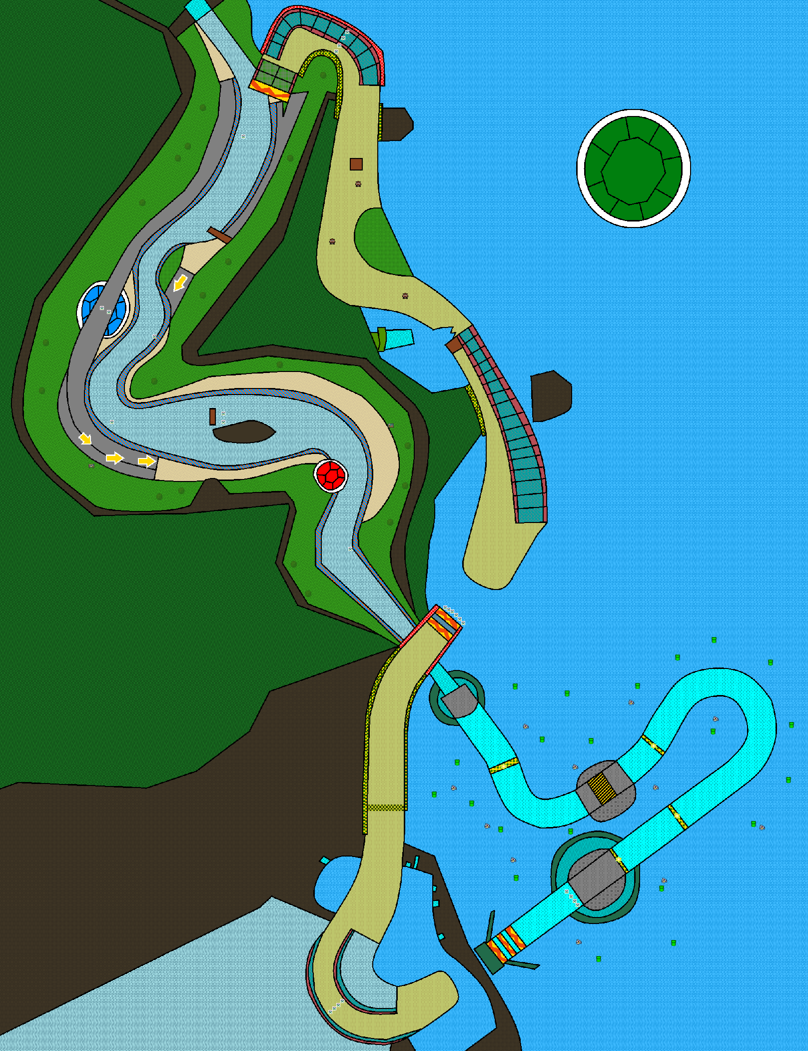 Koopa Cape - Mario Kart PC