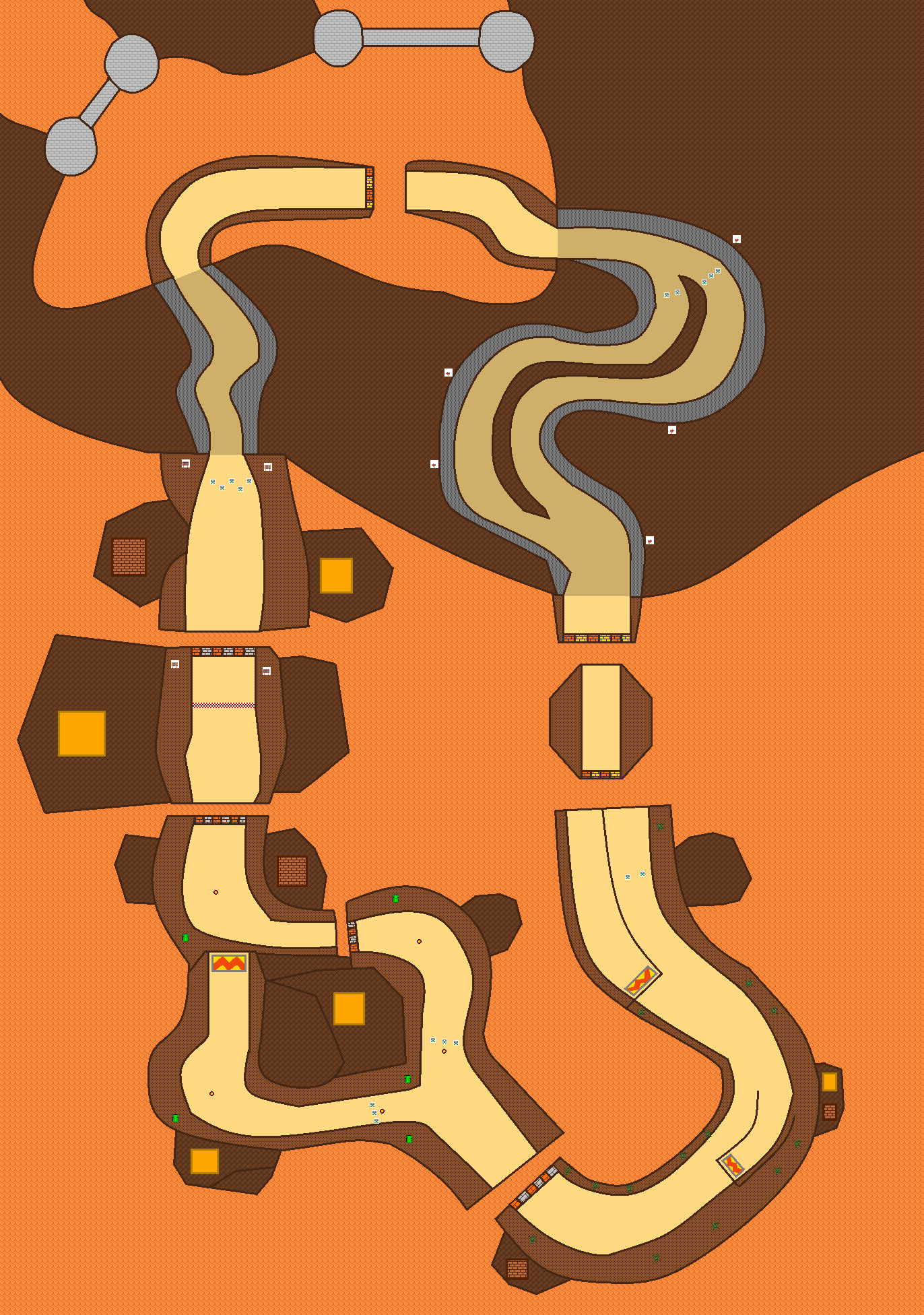 Grumble Volcano - Mario Kart PC