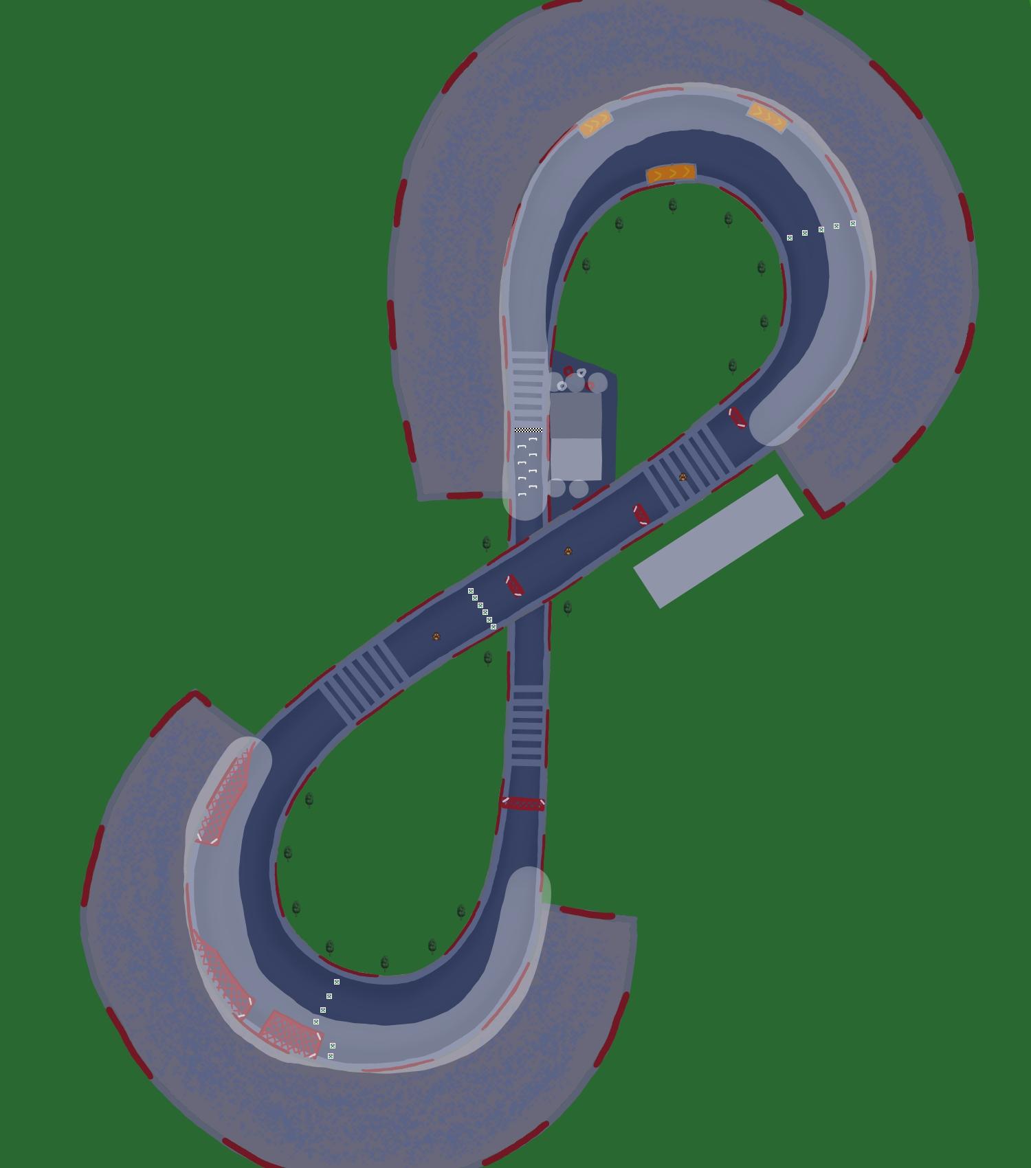 DS figure-8 circuit retro - Mario Kart PC