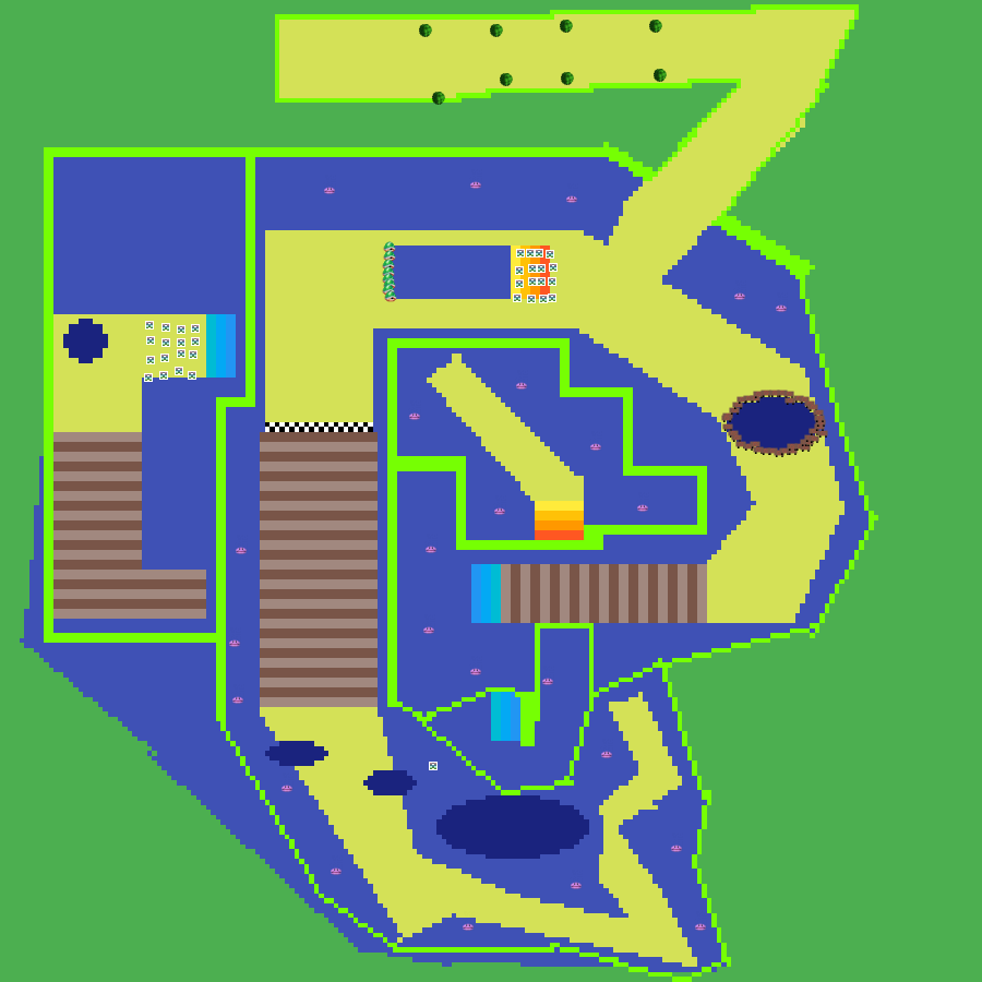 SBOK3 Yoshi Lake 3 - Mario Kart PC