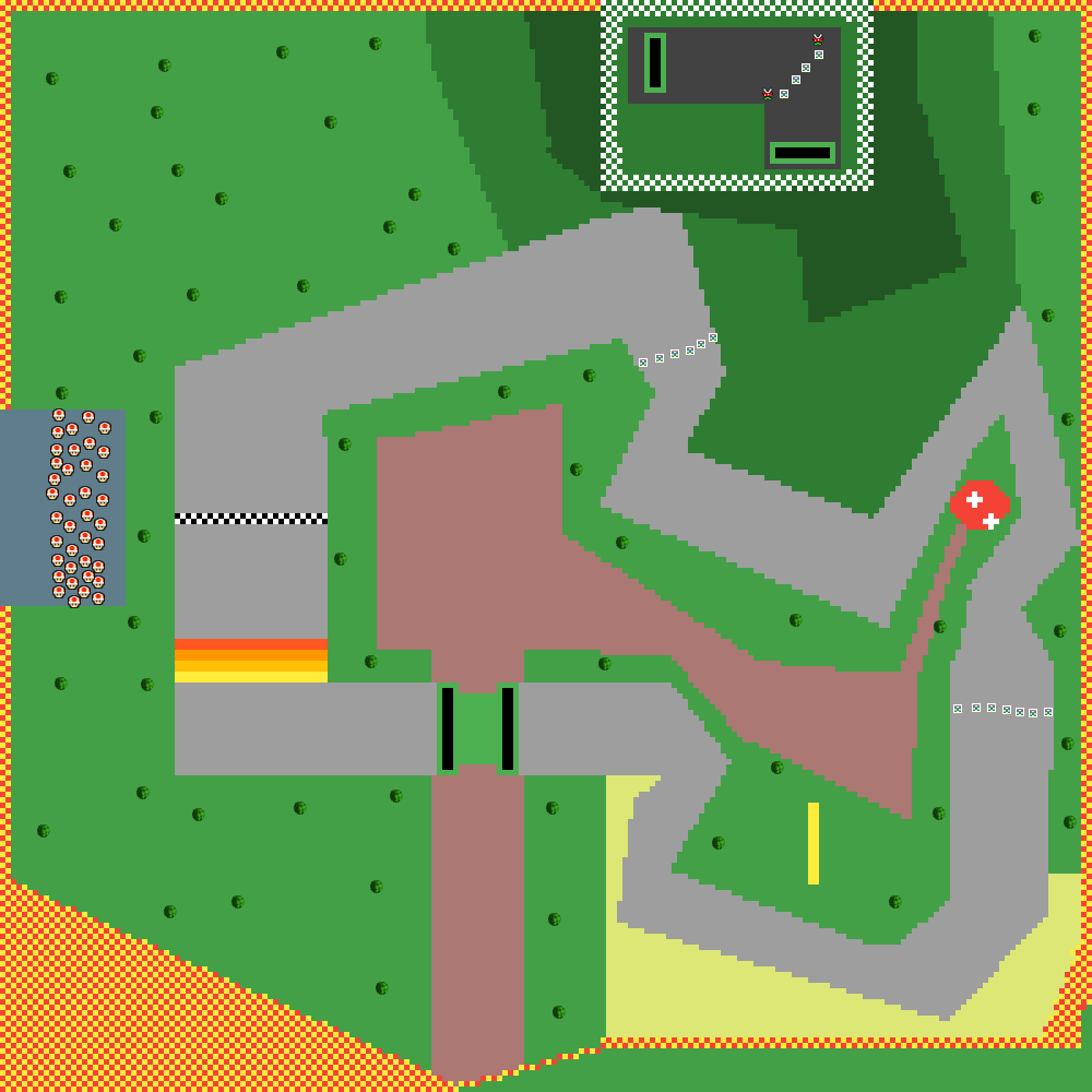 SBOK3 N64 Mario Raceway - Mario Kart PC