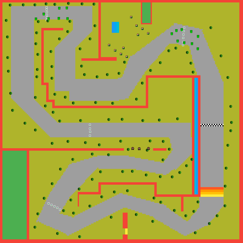 SBOK3 SNES Mario Circuit 4 - Mario Kart PC