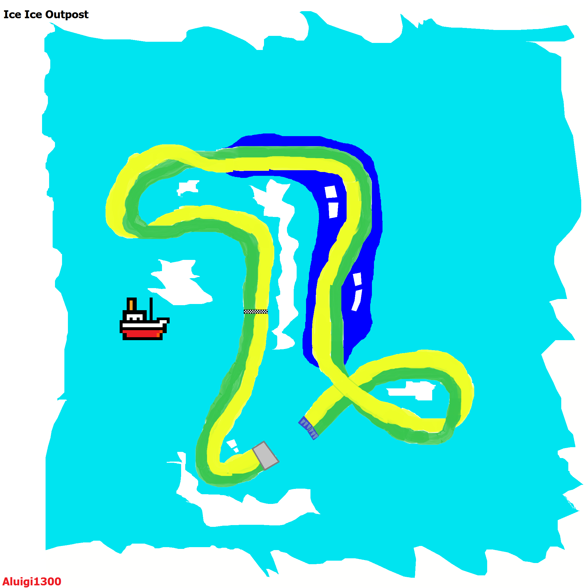 Ice Ice Outpost (MK8(DX)) - Mario Kart PC